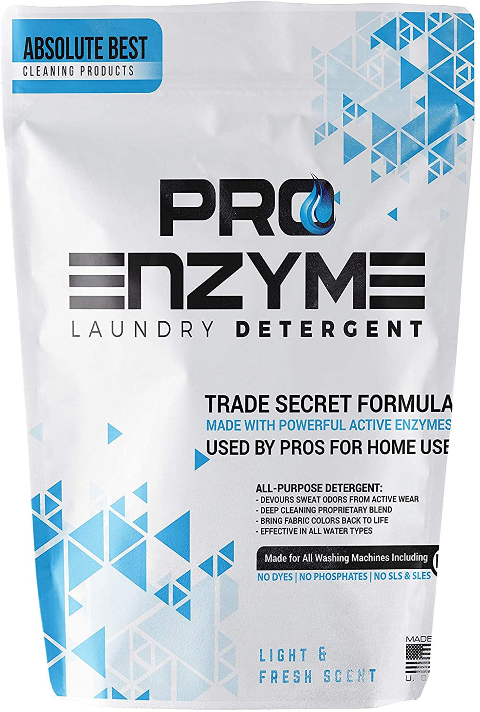 Pro-Enzyme Laundry Detergent Powder 96 Loads - 3-lb bag – Absolute Best ...